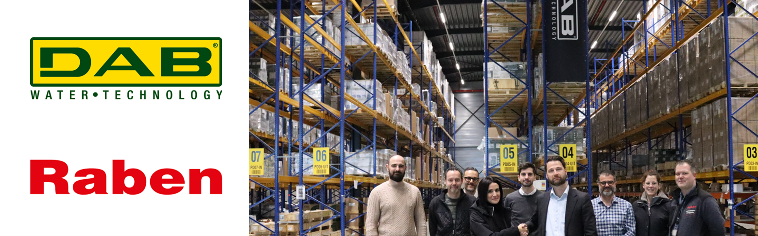 Raben Netherlands and DAB Pumps kick off multi-year partnership